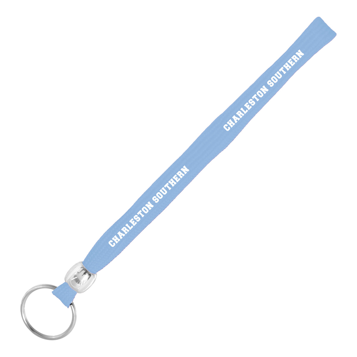 CSU Standard Lace 3/8" Key Strap, Soft Blue - Charleston Southern ...